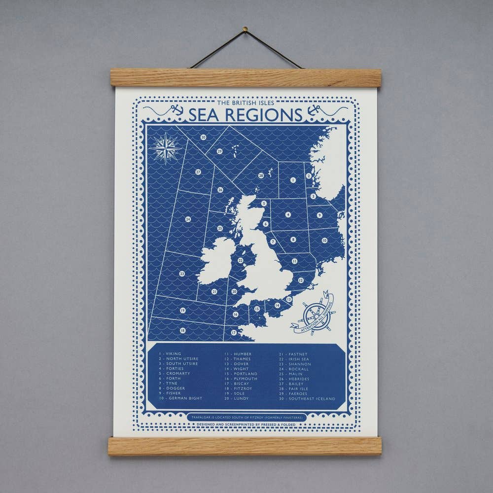 Pressed and Folded - Viking Screen Print – Illustrated Living St Ives